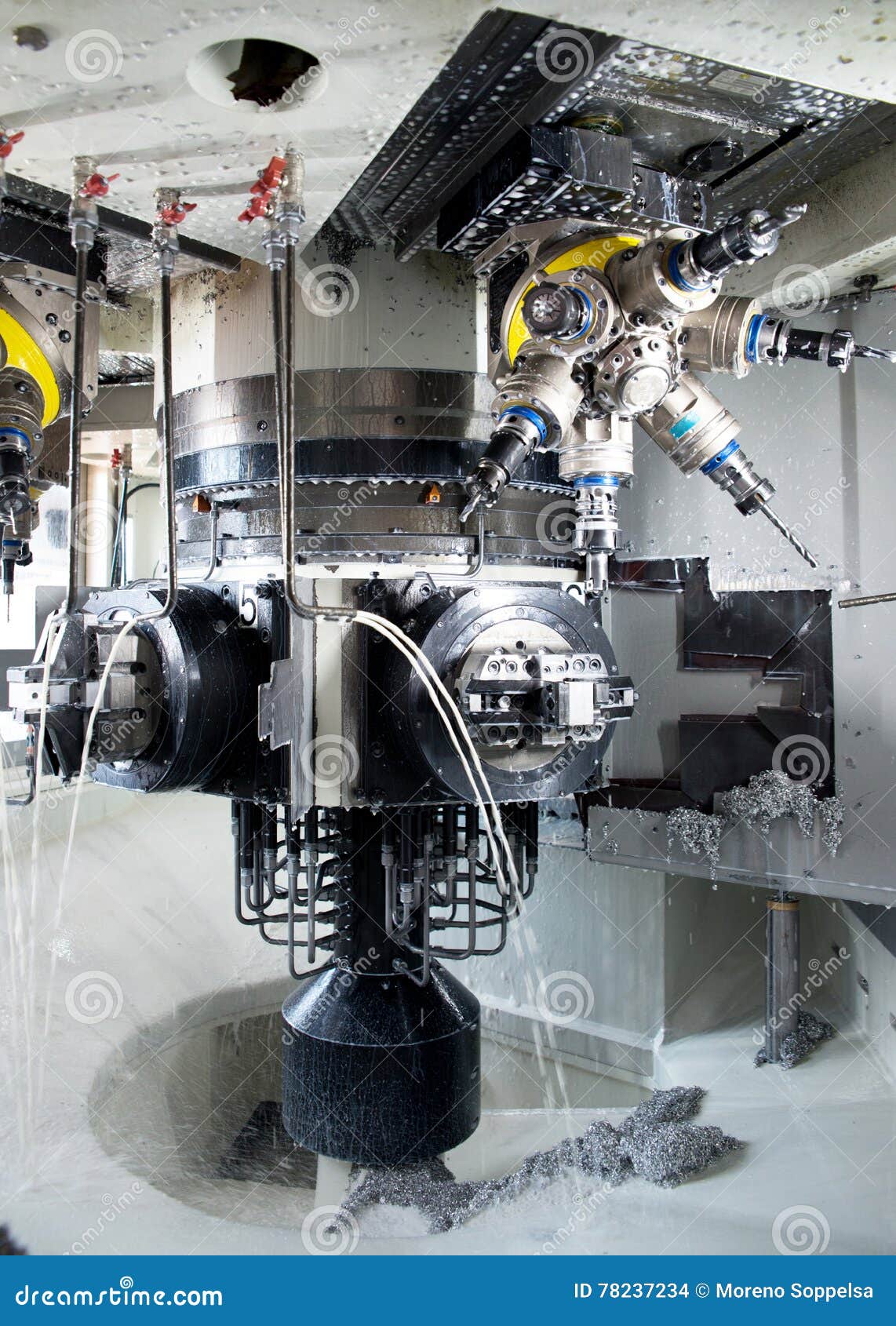 Machine Tools with Computer Numerical Control (CNC) Stock Photo - Image ...