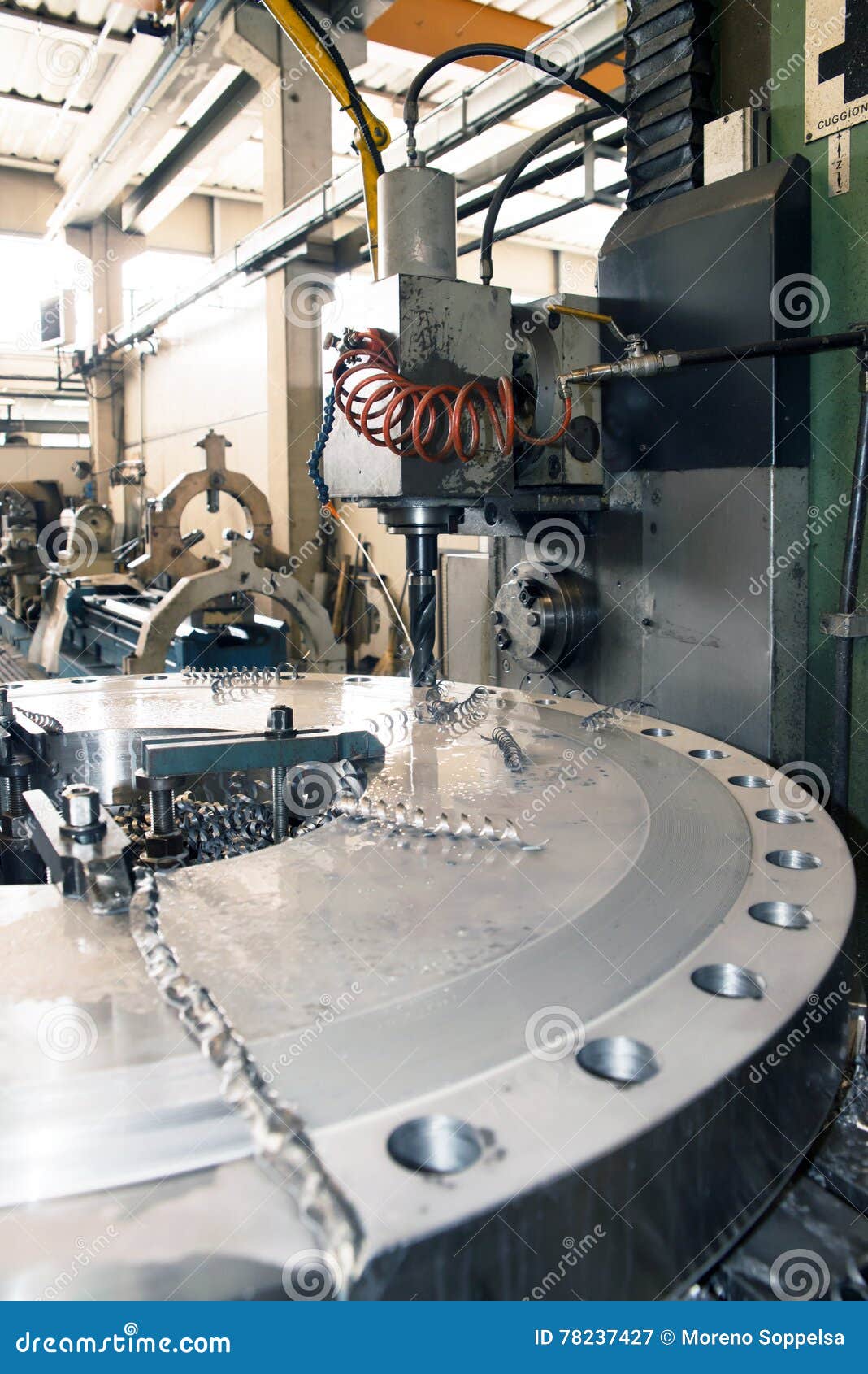 Machine Tools with Computer Numerical Control (CNC) Stock Image - Image ...
