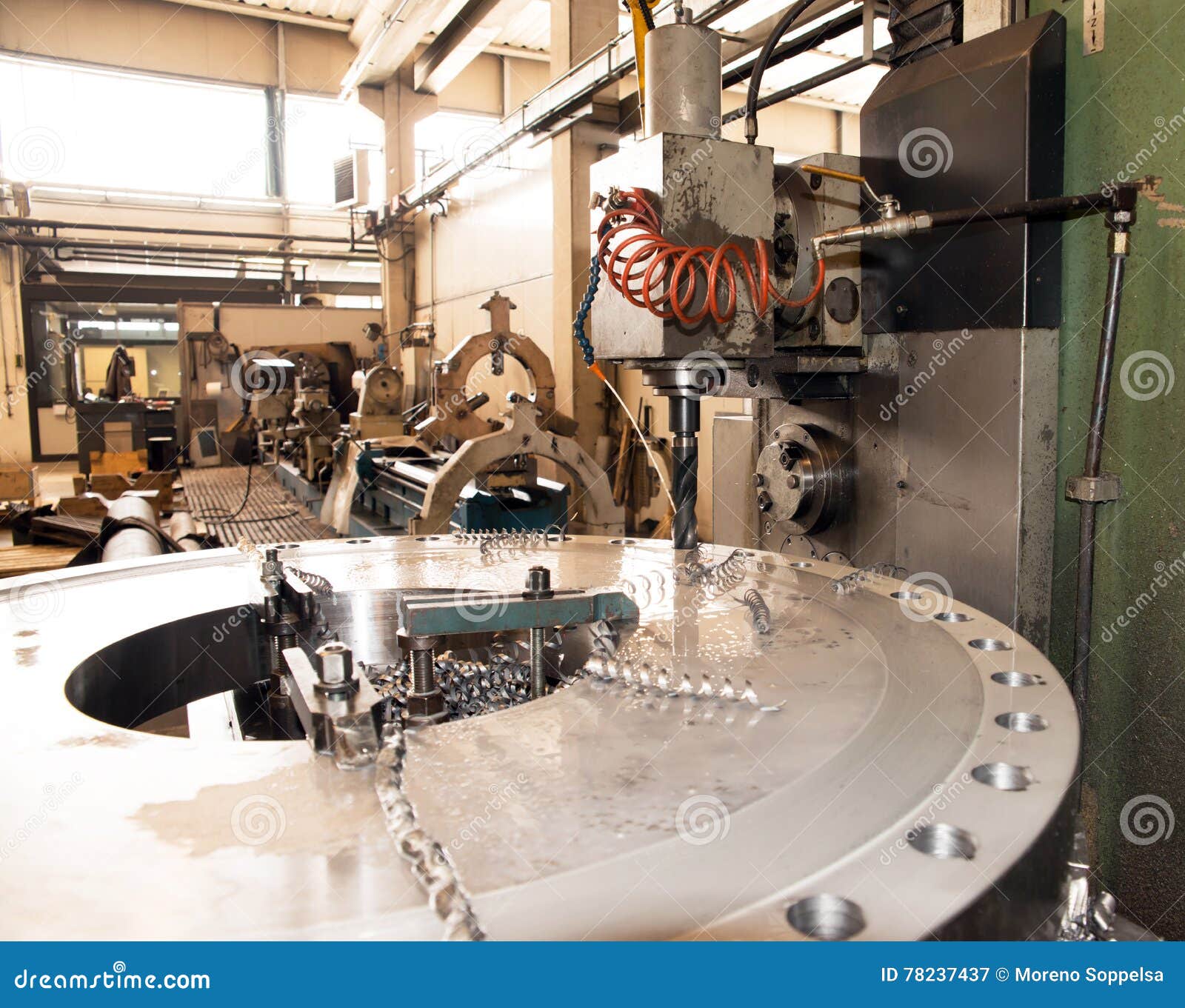 Machine Tools with Computer Numerical Control (CNC) Stock Image - Image ...