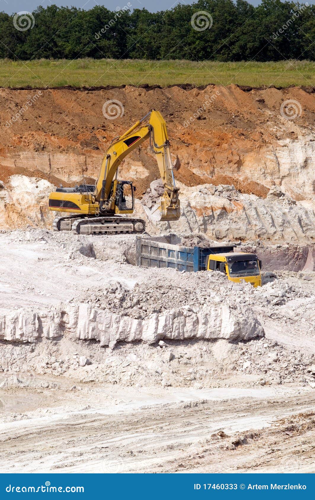 Machine on tracks stock image. Image of outdoors, industry - 17460333