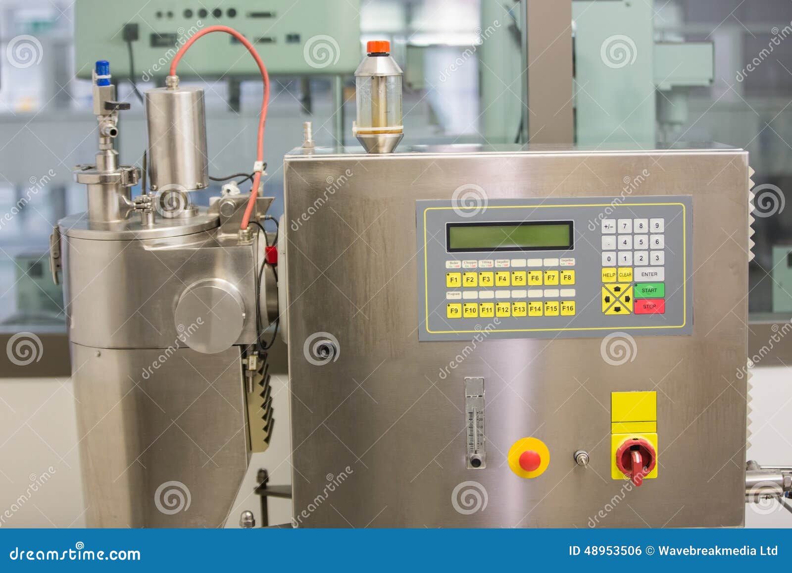 Machine Used in Medicine Making Stock Photo - Image of medicament ...