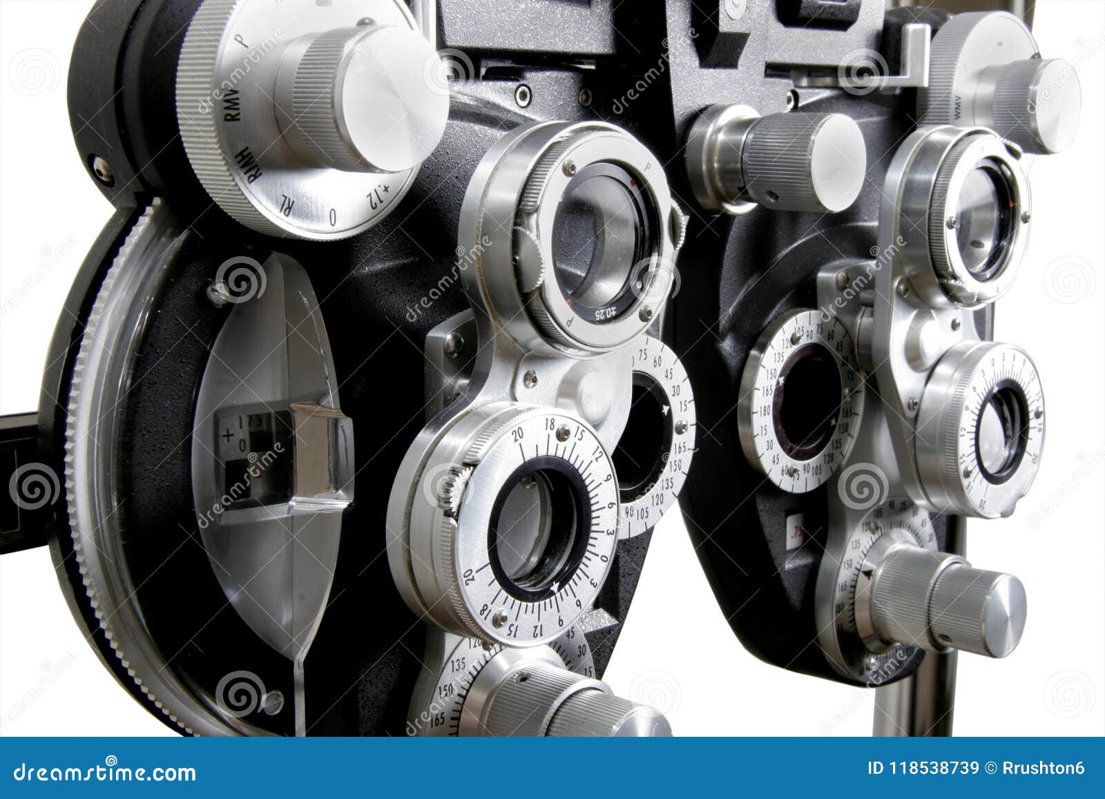 Optometrist Testing Device stock image. Image of power - 118538739