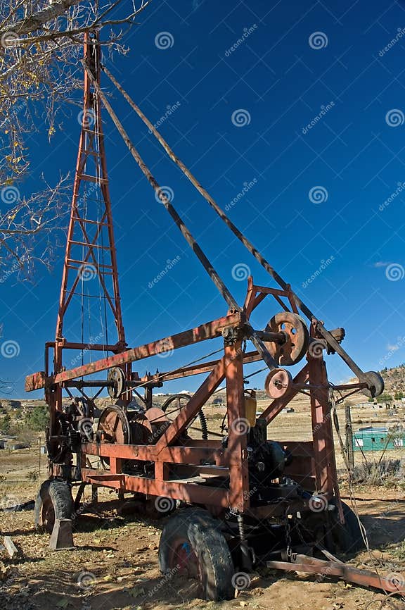 Machine van de boring 1 stock afbeelding. Image of droogte - 2534643