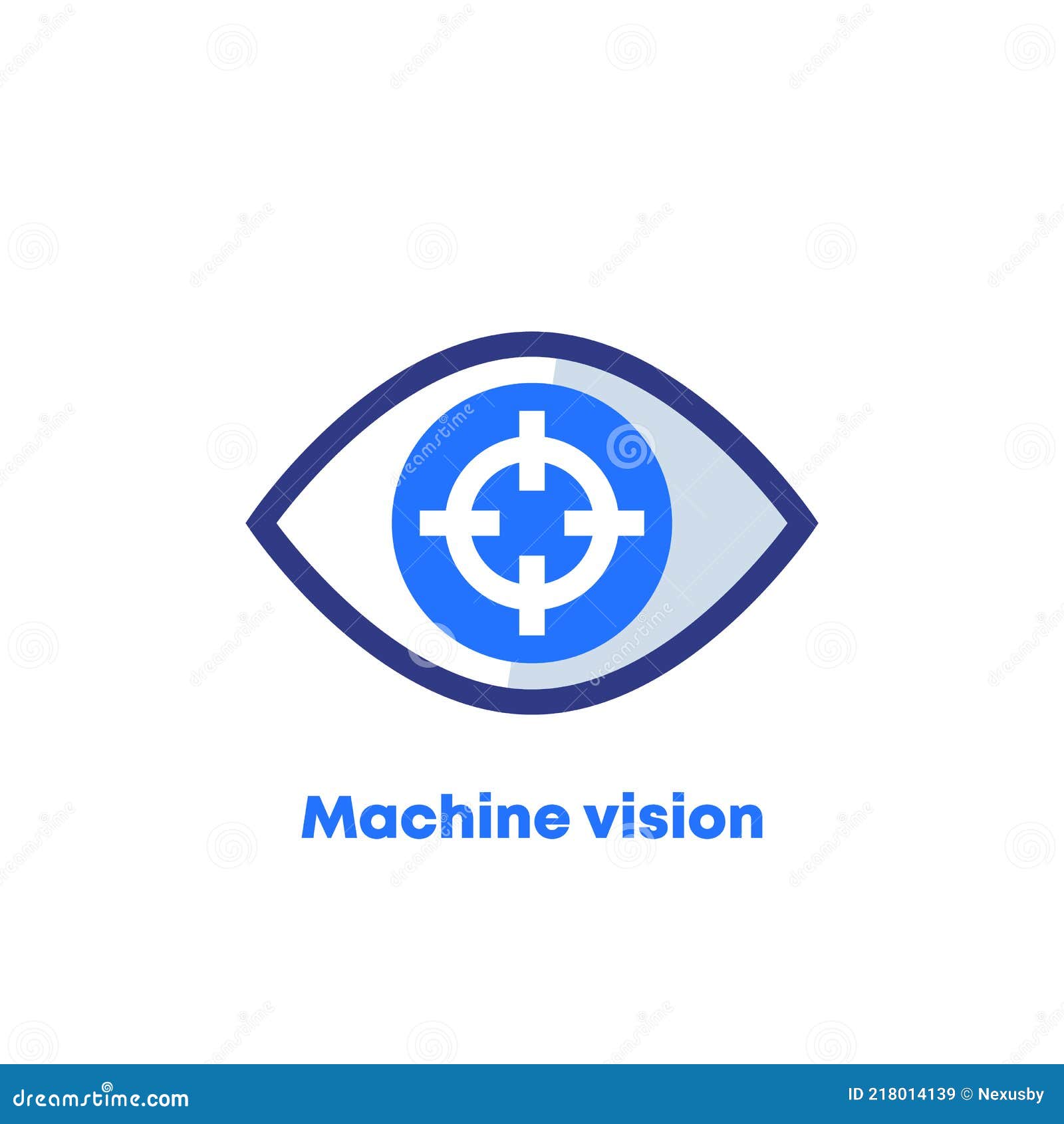 Machine Vision Icon Or Visual Recognition Vector | CartoonDealer.com ... Machine Vision Icon Or Visual Recognition Vector | CartoonDealer.com ...
