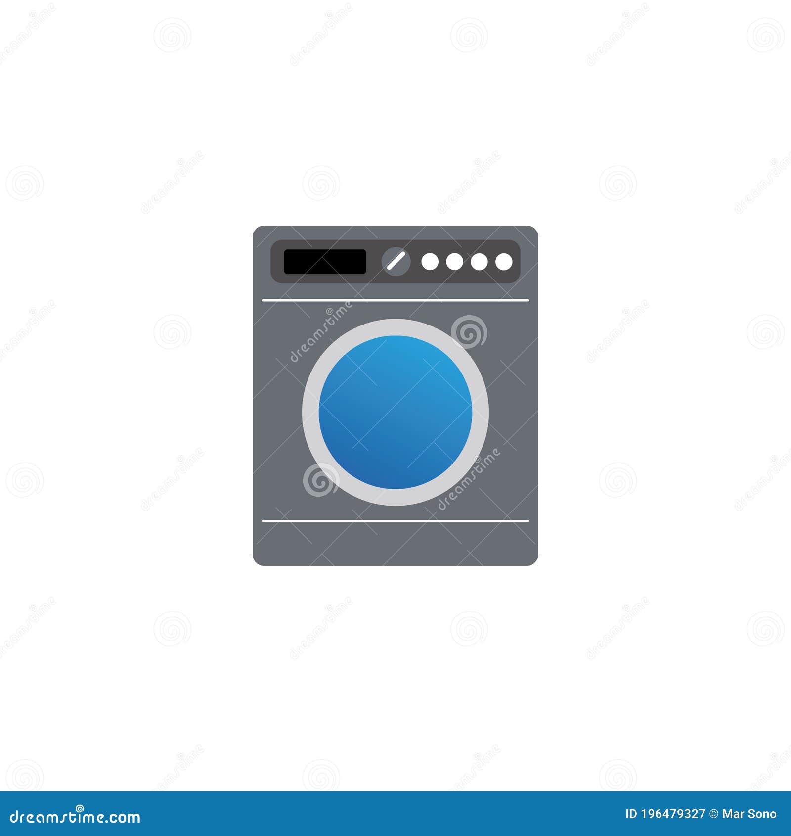 MACHINE WASHING CLOTHES ICON VECTOR IMAGE Stock Vector - Illustration ...