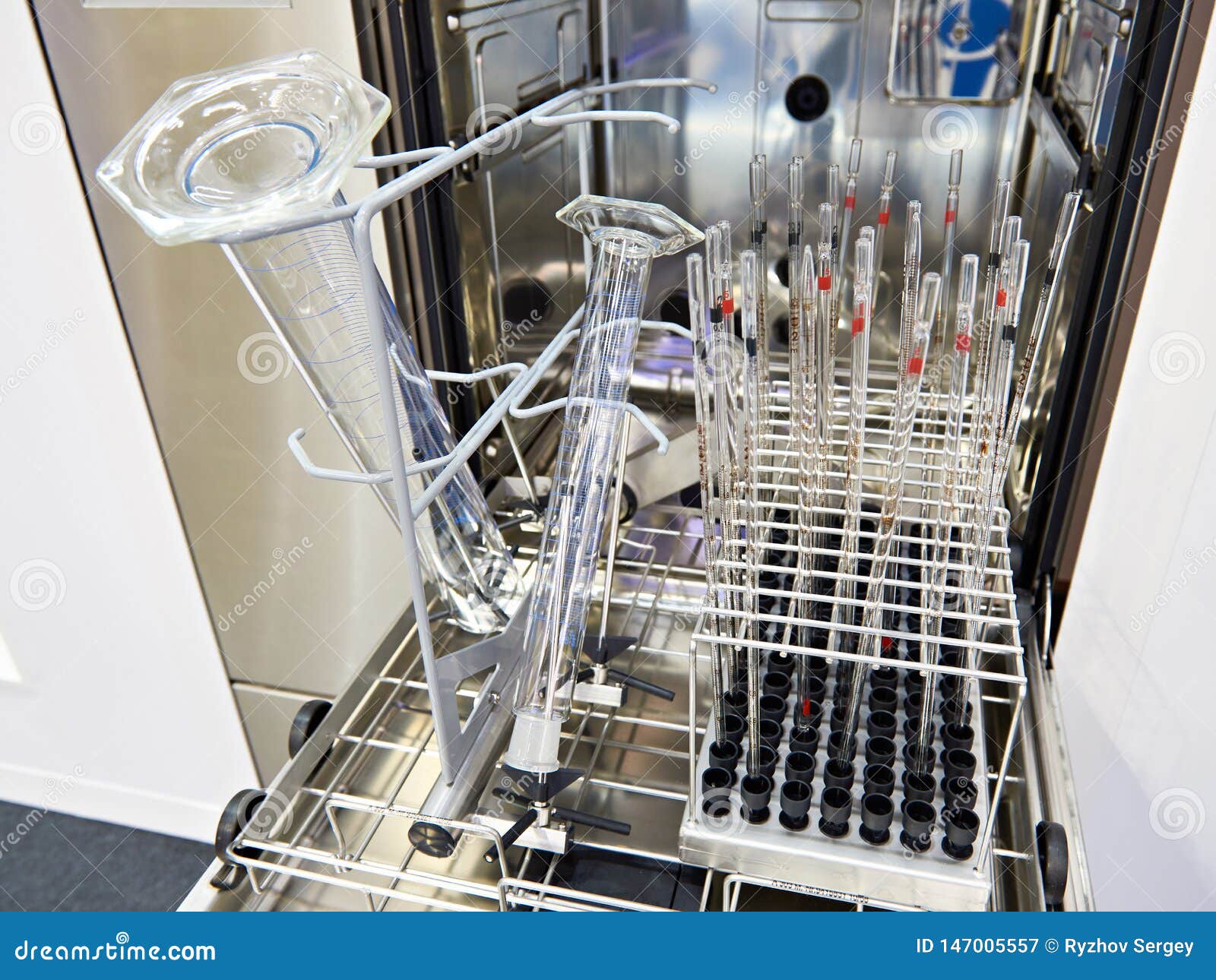 Machine for Washing and Disinfection of Chemical Glassware Stock Image ...