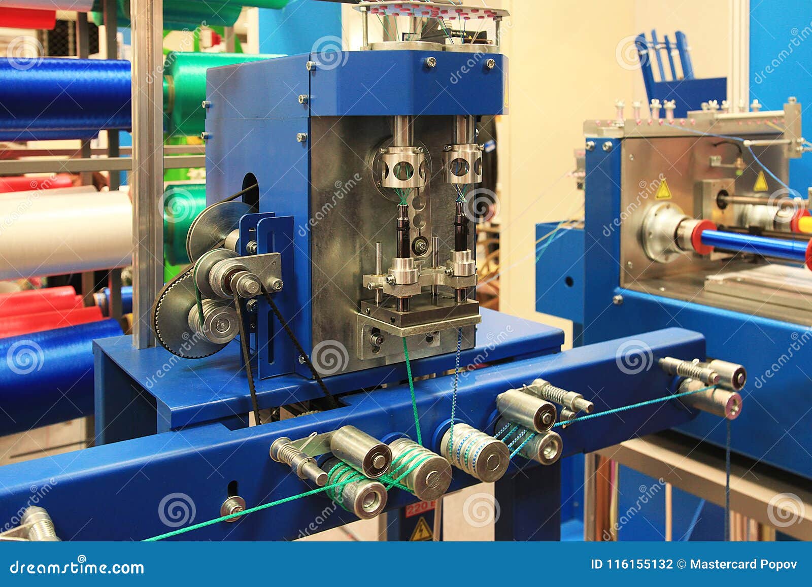 Machine for winding ropes stock photo. Image of reel - 116155132