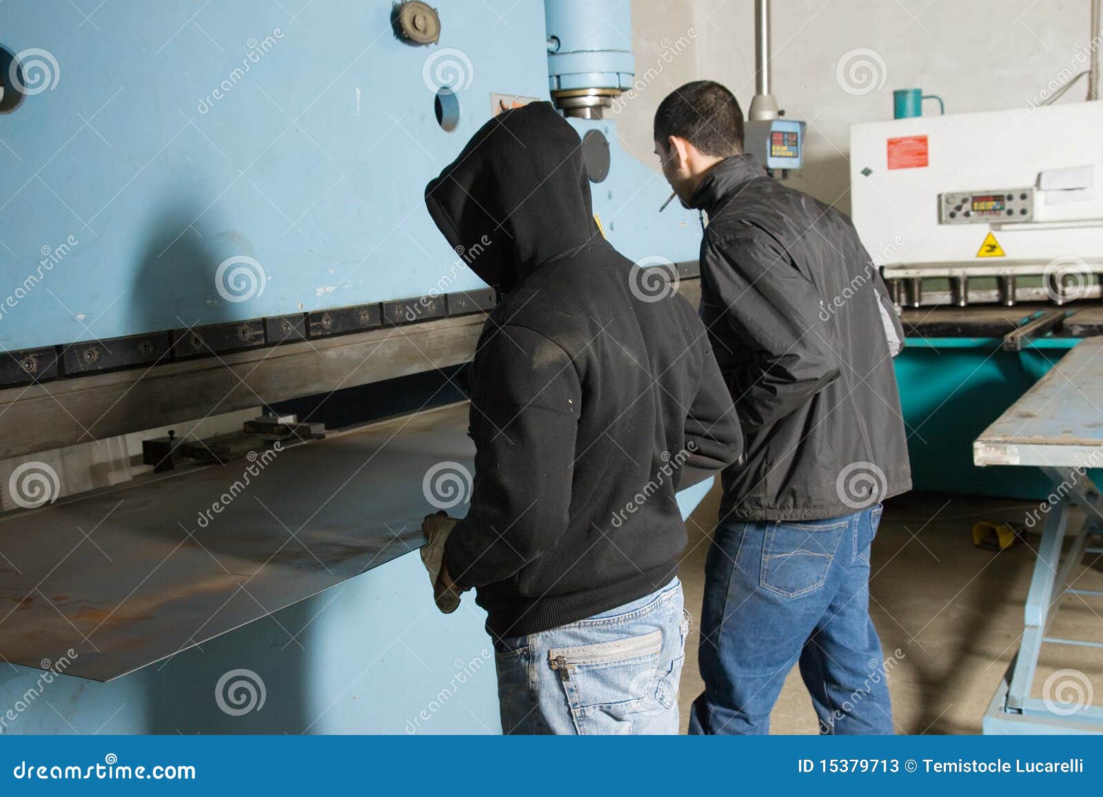 Machine workers stock image. Image of hazard, welding - 15379713