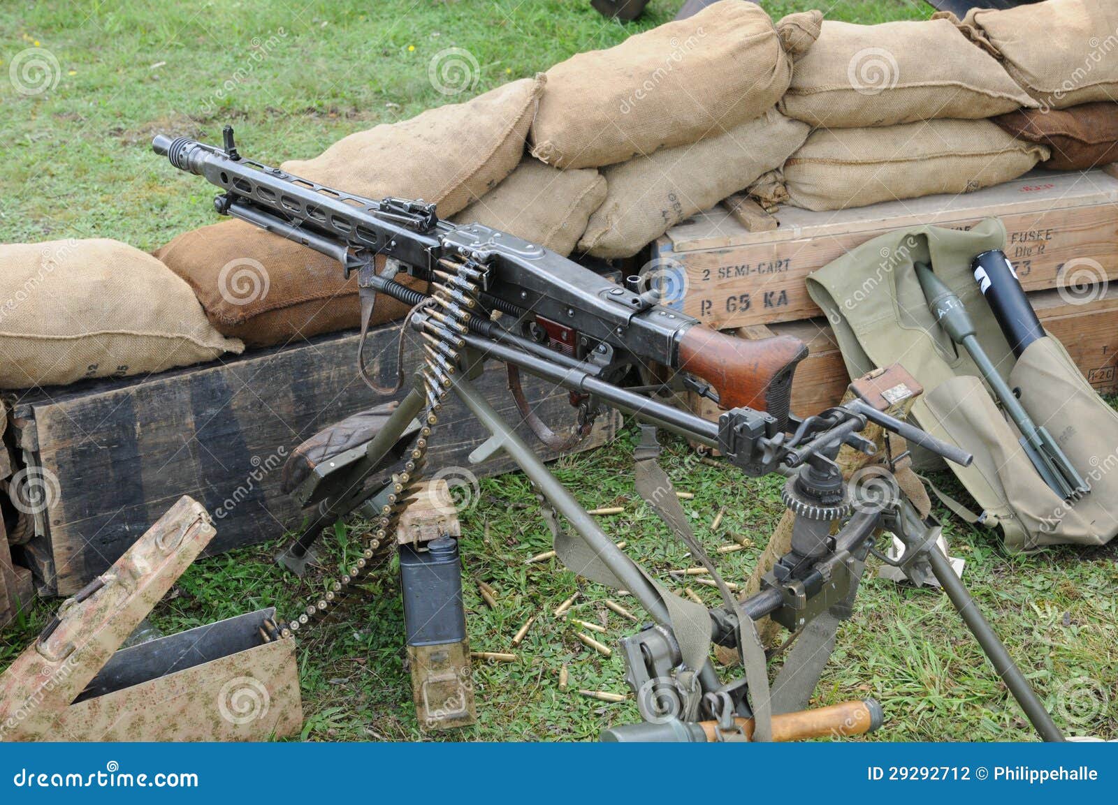 Machinegeweer MG 42 stock foto. Image of duits, retro - 29292712