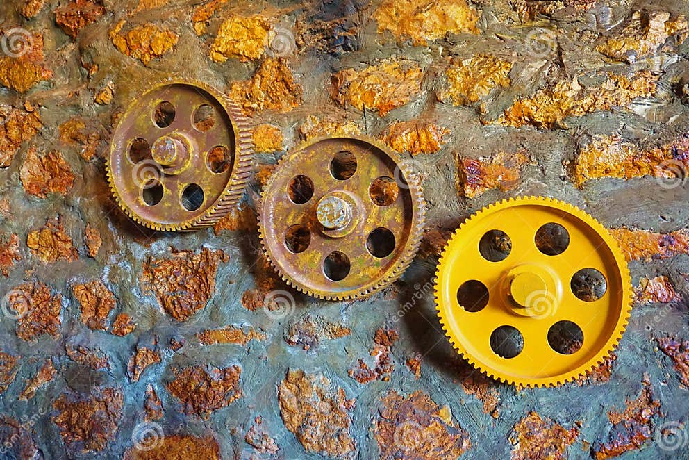 Machinery Cogs stock image. Image of background, vintage - 55037465