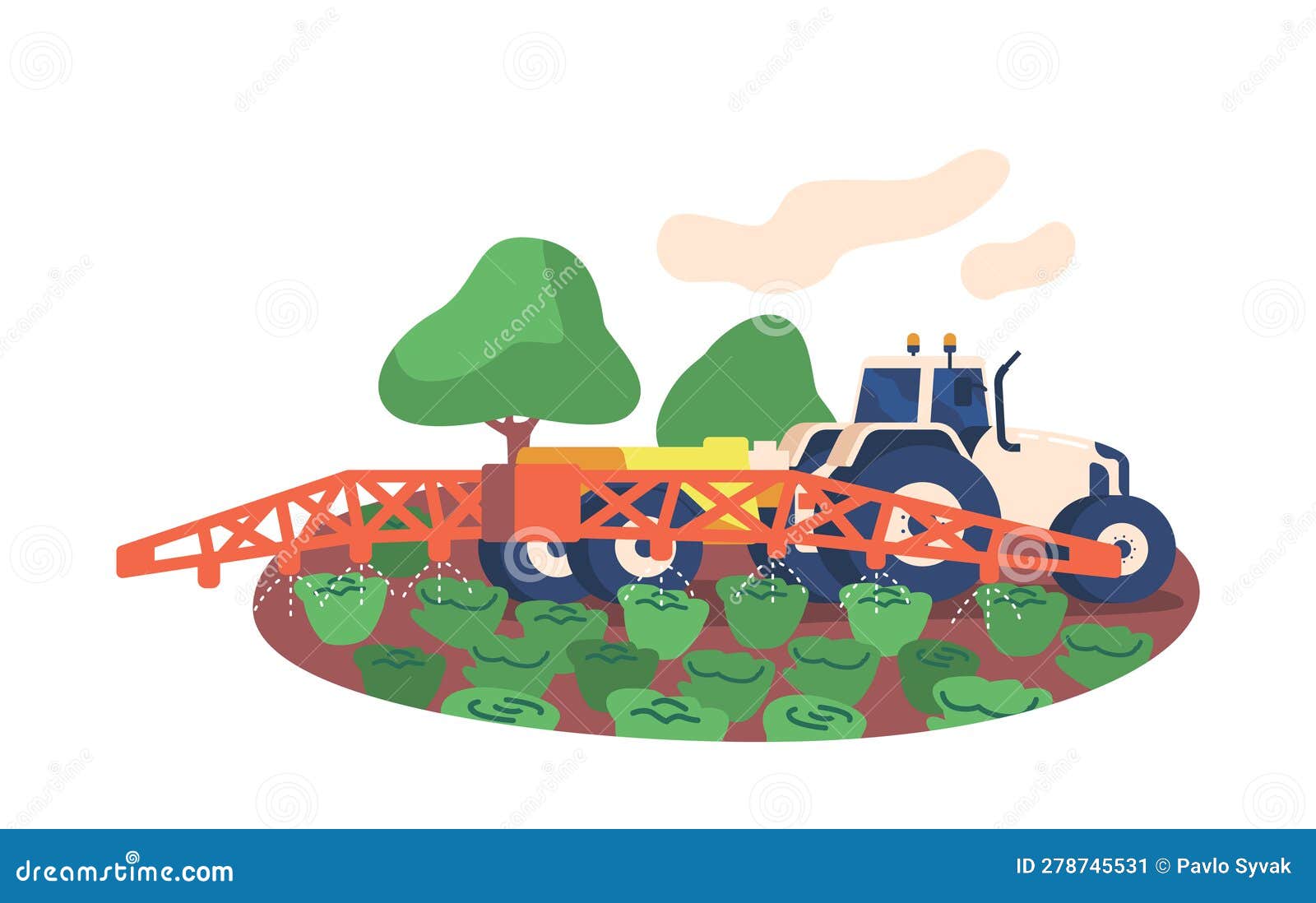 Machinery Efficiently Irrigates Fields, Optimizing Water Distribution ...