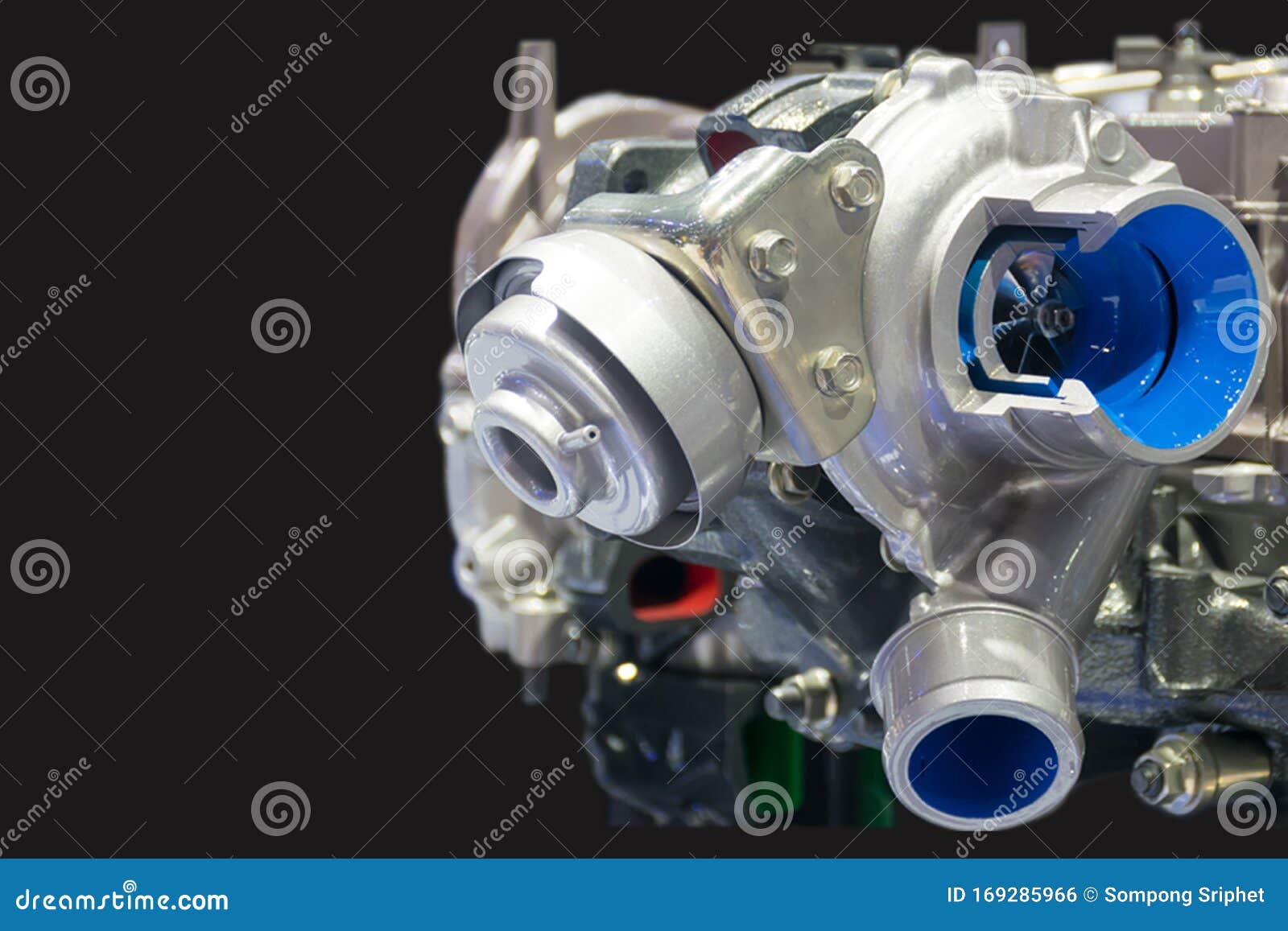 Machinery Industry and Engine Black Background Stock Photo - Image of ...