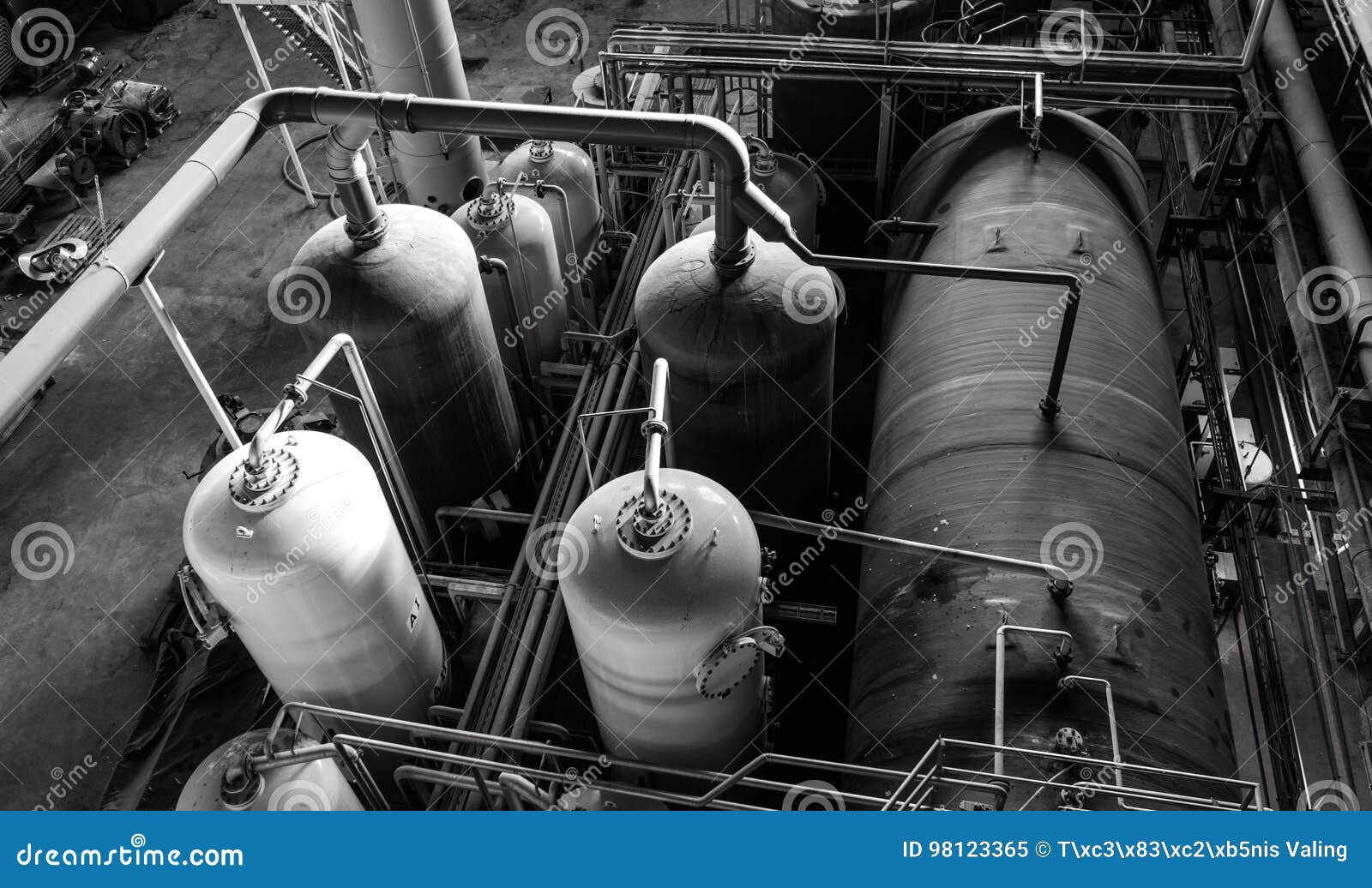 Machinery Inside Power Plant Stock Image - Image of industrial ...
