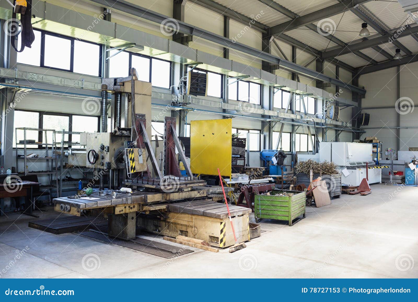 Machinery in Manufacturing Industry Stock Image - Image of people ...