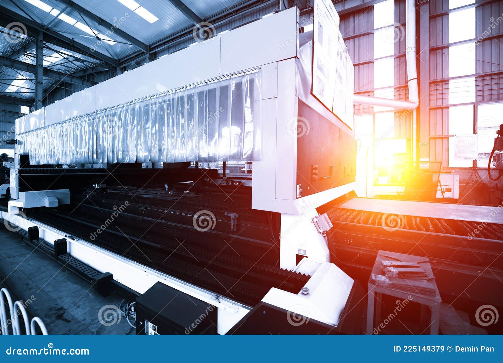 Machinery Manufacturing Production Workshop Stock Image - Image of ...