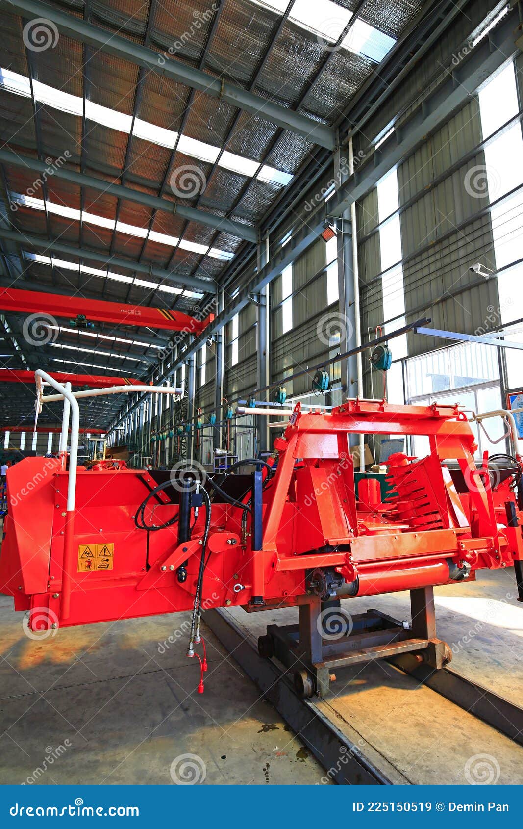 Machinery Manufacturing Production Workshop Stock Image - Image of ...