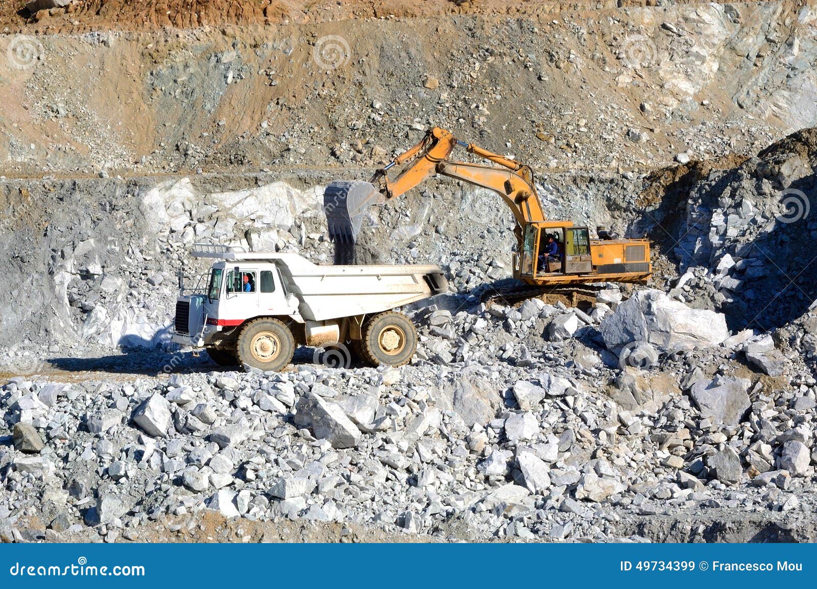 Machinery for mining. stock image. Image of talc, mining - 49734399