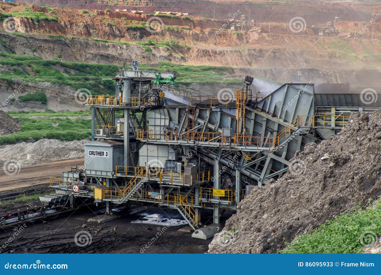 Machinery Process in Coal Mine Editorial Stock Photo - Image of ...