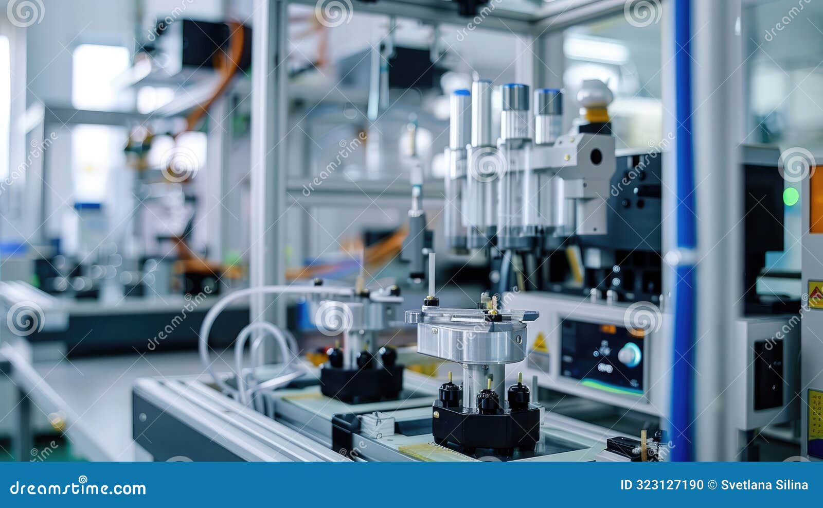 Machinery Setup for Battery Pack Assembly Highlighting Precision ...