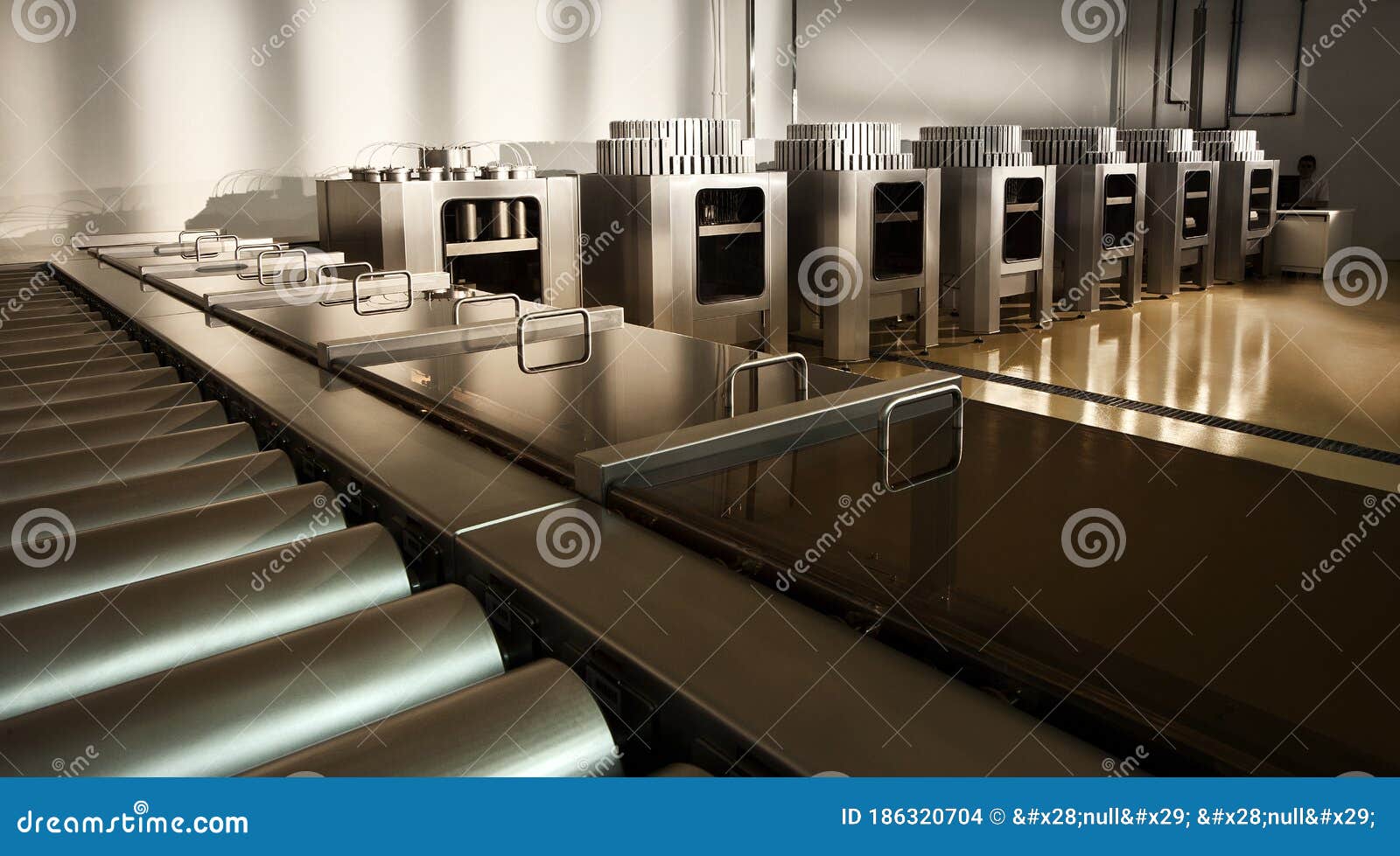 Machines in the Factory. Production Factory Machines Stock Photo ...