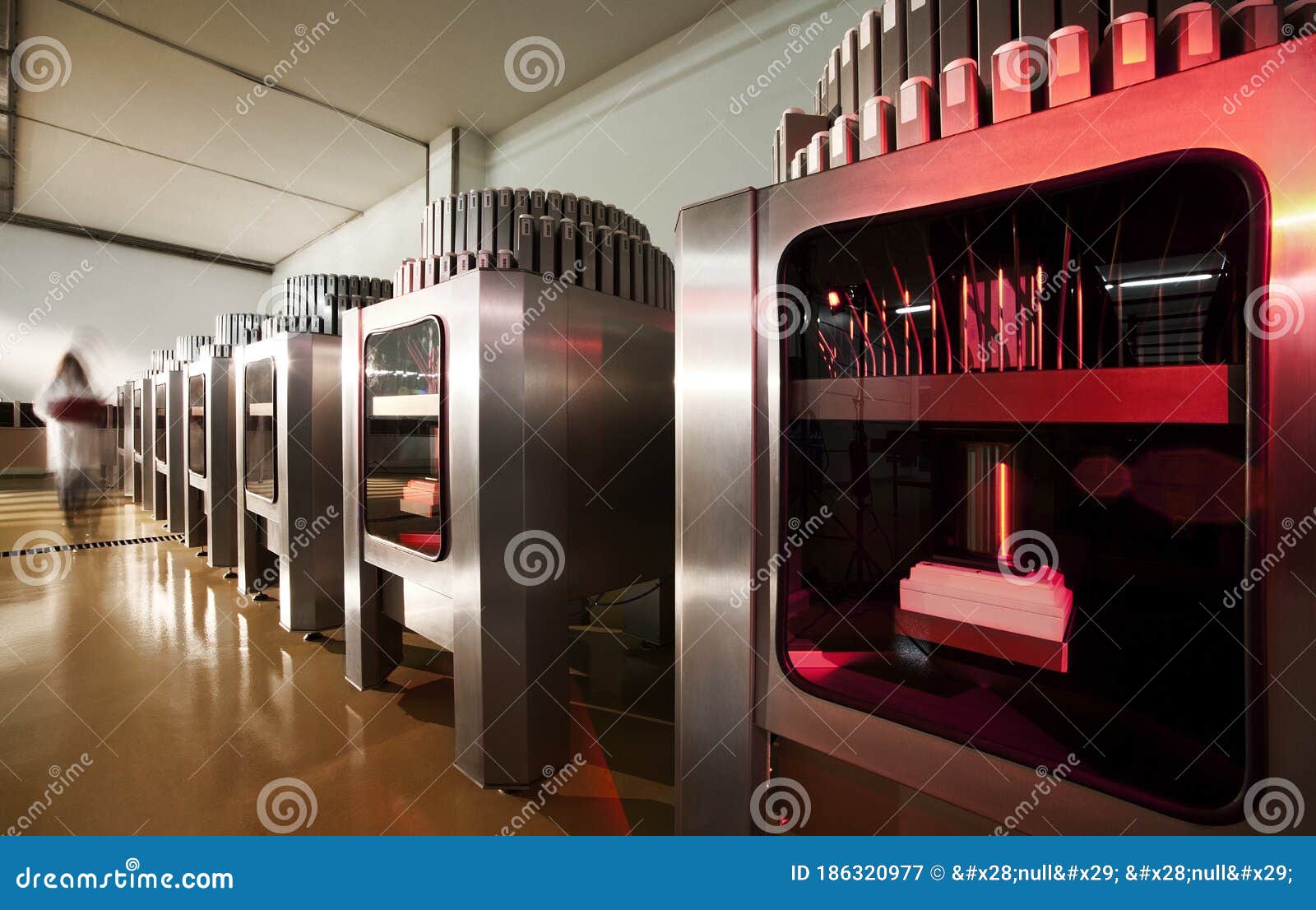 Machines in the Factory. Production Factory Machines Stock Image ...