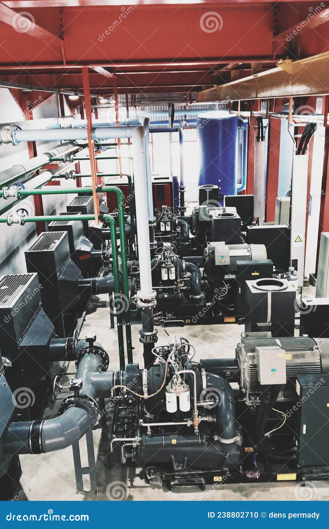 Machines that Support the Production Process Stock Photo - Image of ...