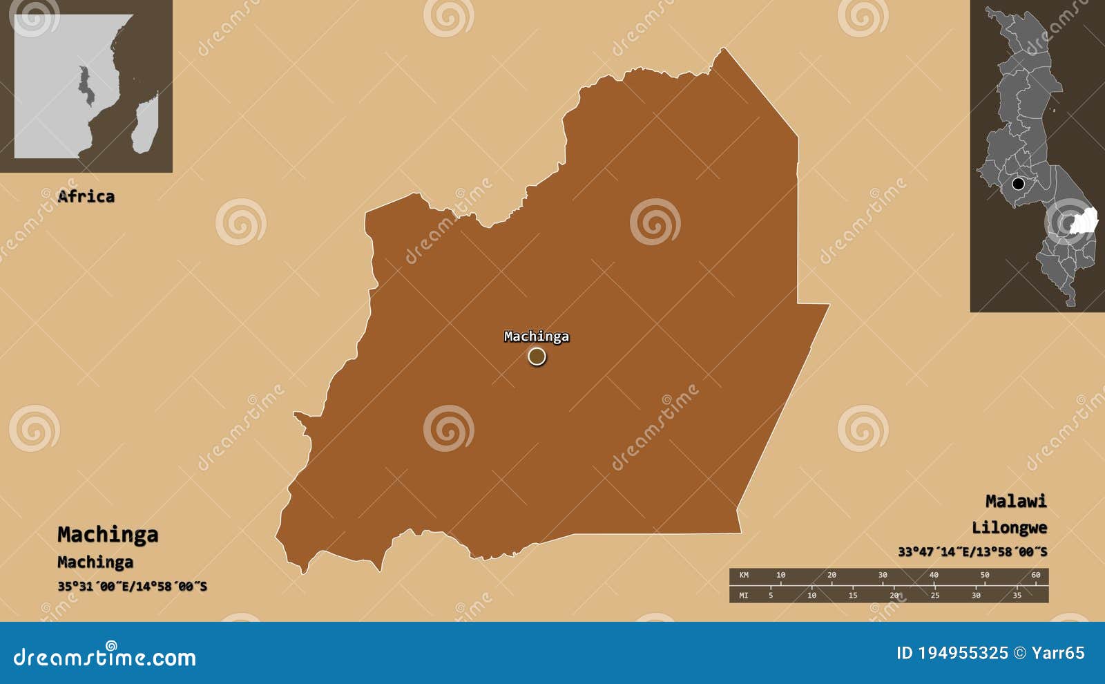 Machinga, District of Malawi,. Previews. Pattern Stock Illustration ...