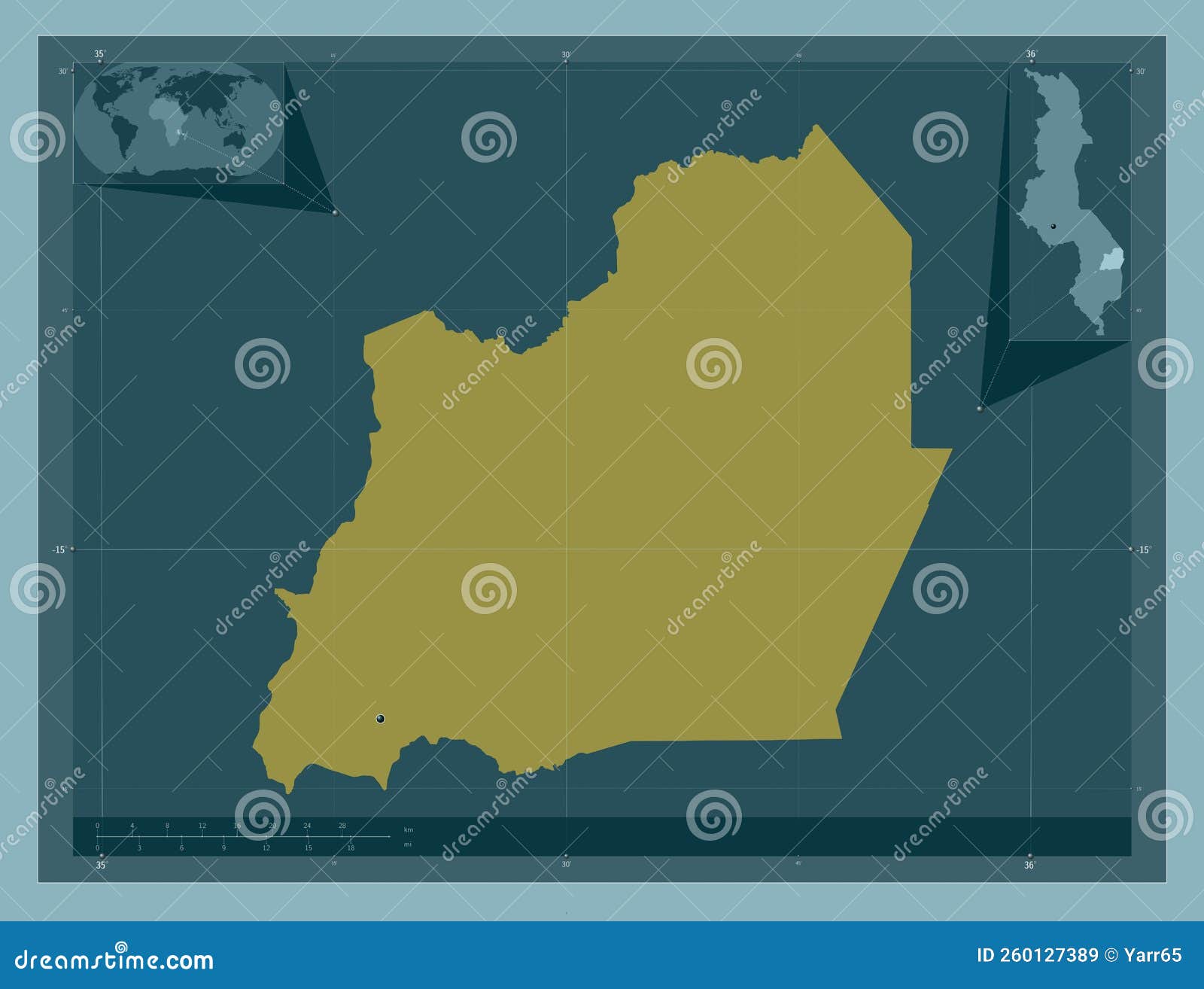 Machinga, Malawi. Solid. Capital Stock Illustration - Illustration of ...