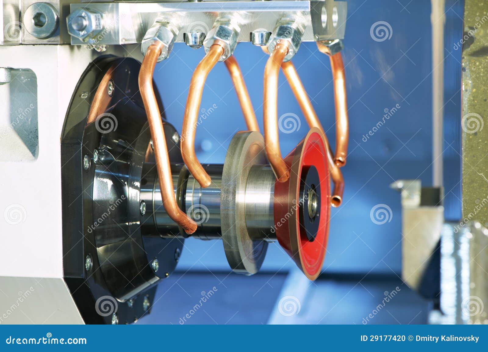 Machining Center Equipment with Tools Stock Photo - Image of instrument ...