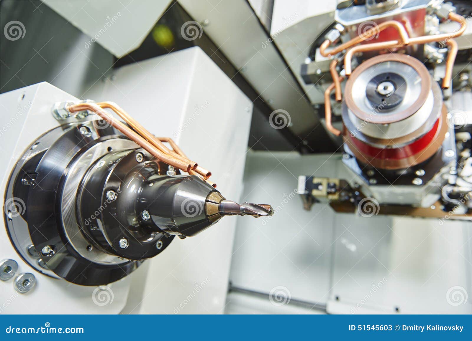 Machining Center Equipment with Tools Stock Image - Image of tool ...