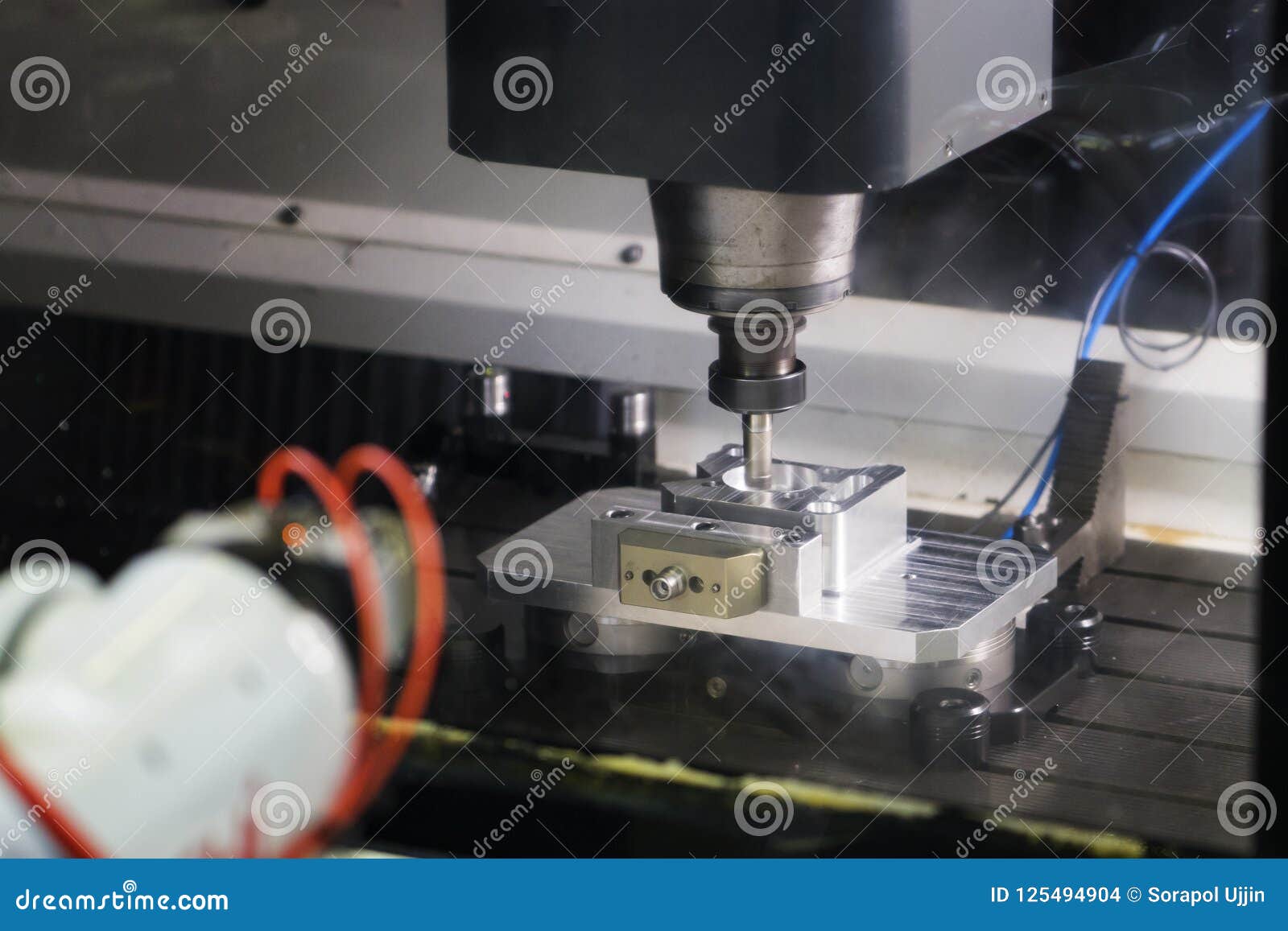 CNC Machining Center Cutting Mold Stock Photo - Image of processing ... CNC Machining Center Cutting Mold Stock Photo - Image of processing ...