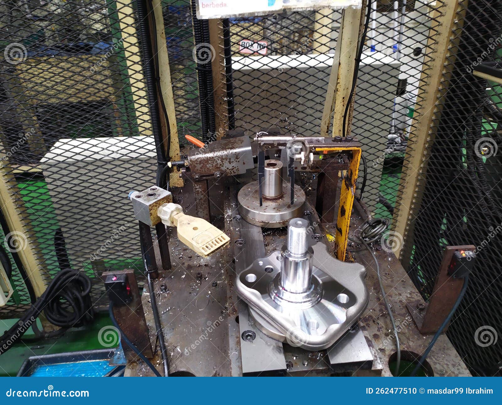 Machining Process Spindle for Mitsubishi Product Stock Photo - Image of ...