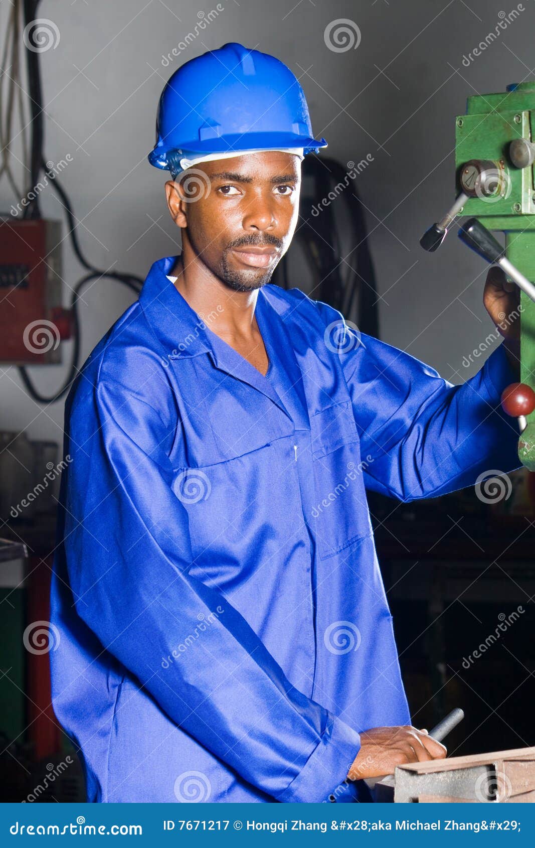 Machinist stock image. Image of engineer, look, labourer - 7671217