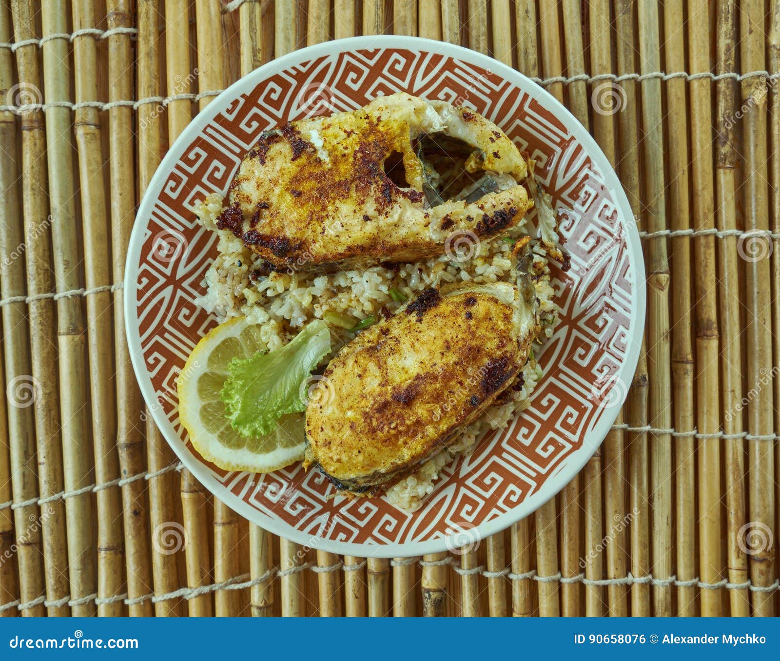 Machli Biryani stock photo. Image of danpauk, oriental - 90658076