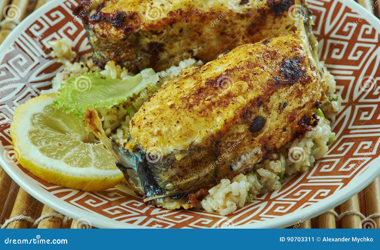 Machli Biryani stock image. Image of asian, vegetable - 90703311