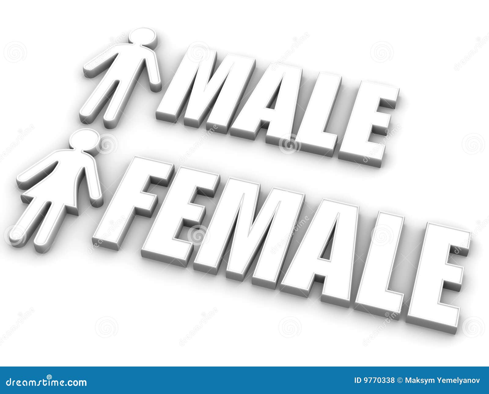 Macho e fêmea. Sinais ilustração stock. Ilustração de casado - 9770338