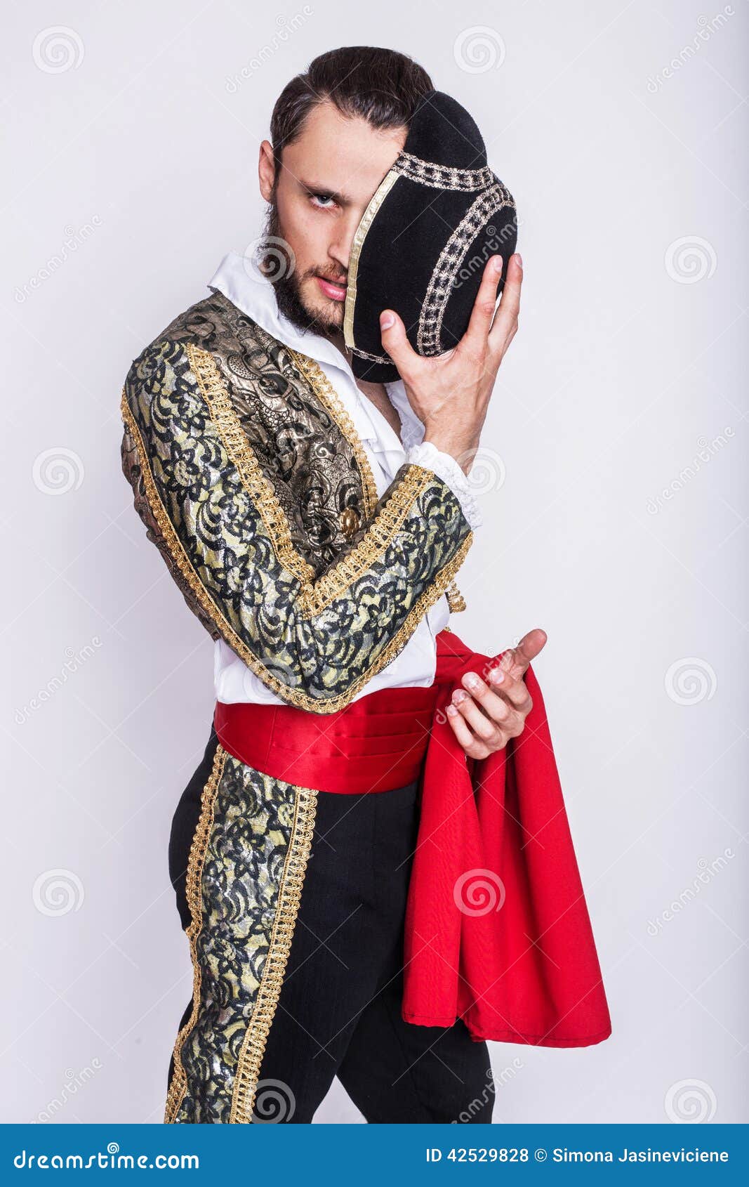 Macho stock photo. Image of drama, elegant, isolated - 42529828