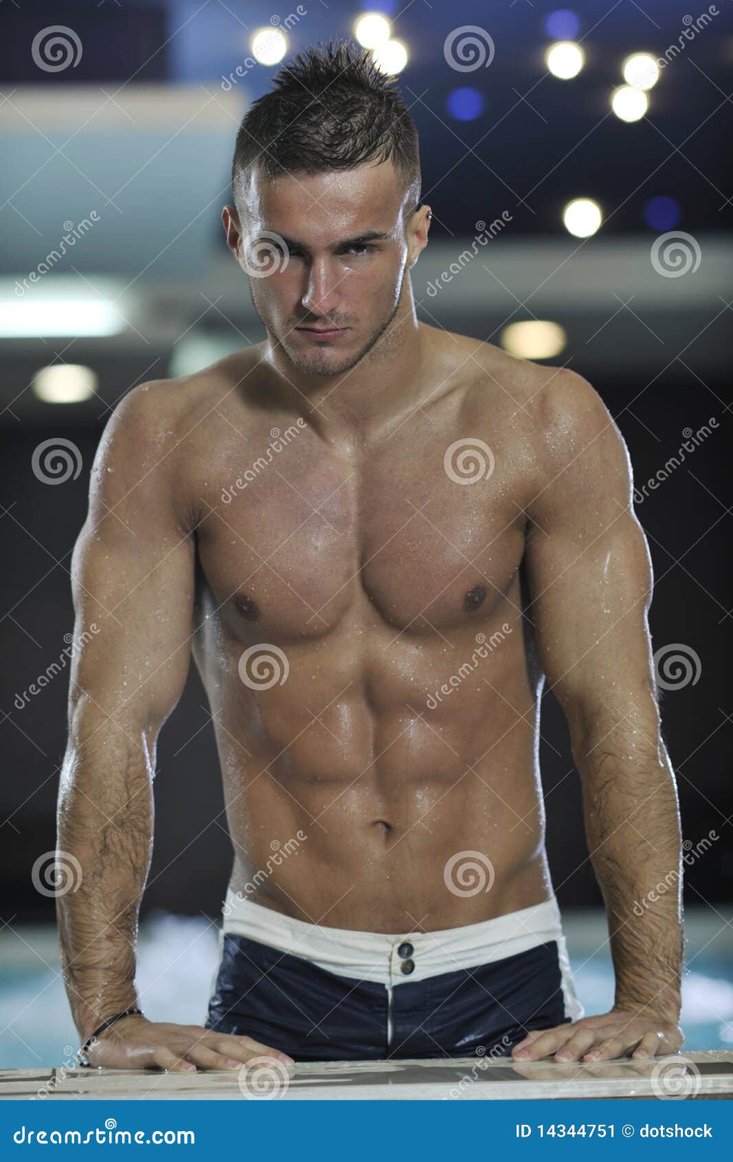 Macho man stock image. Image of model, chest, hotel, macho - 14344751