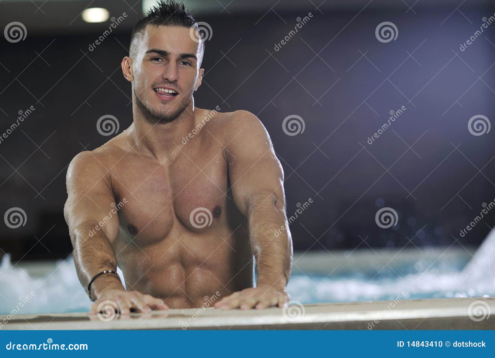 Macho man stock photo. Image of nude, indoor, muscle - 14843410