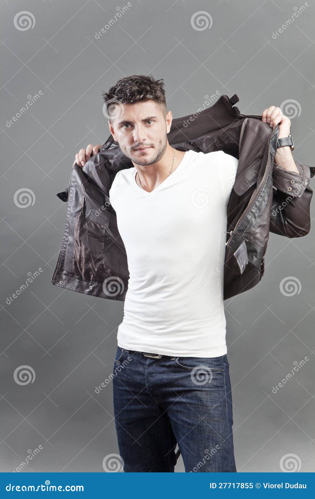 Macho Man Making an Appearance Stock Image - Image of life, cool: 27717855