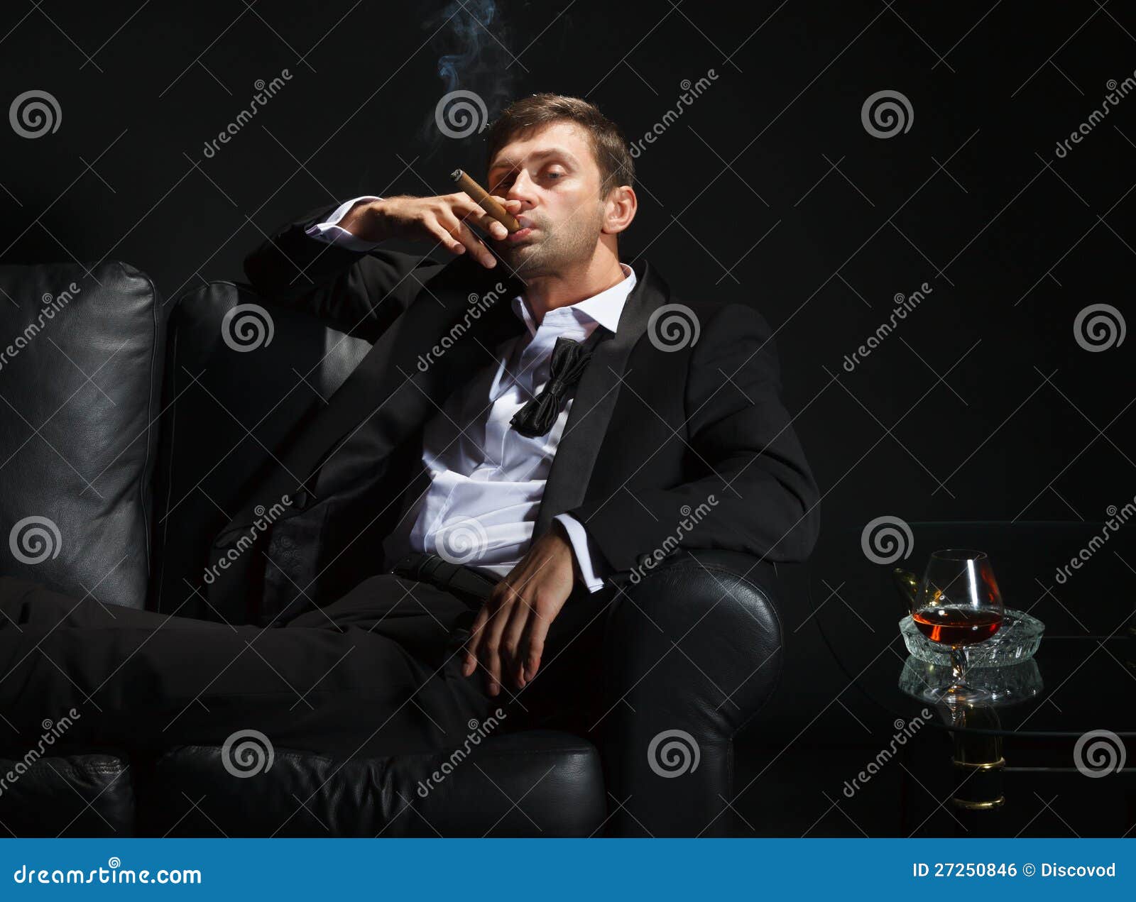 Macho man in a nightclub stock photo. Image of elegant - 27250846