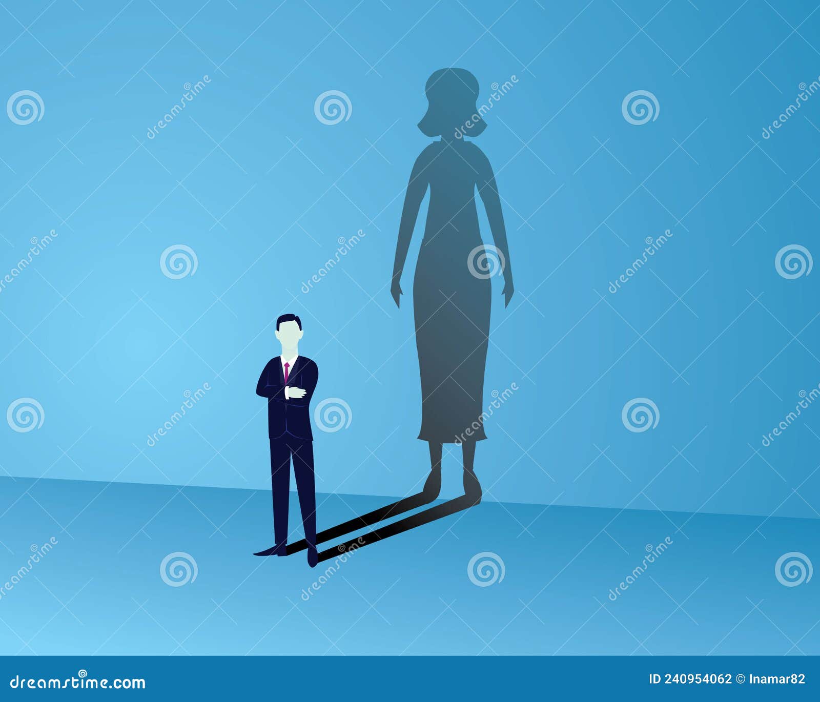 Woman Shadow Silhouette On Swimming Pool Water Cartoon Vector ...