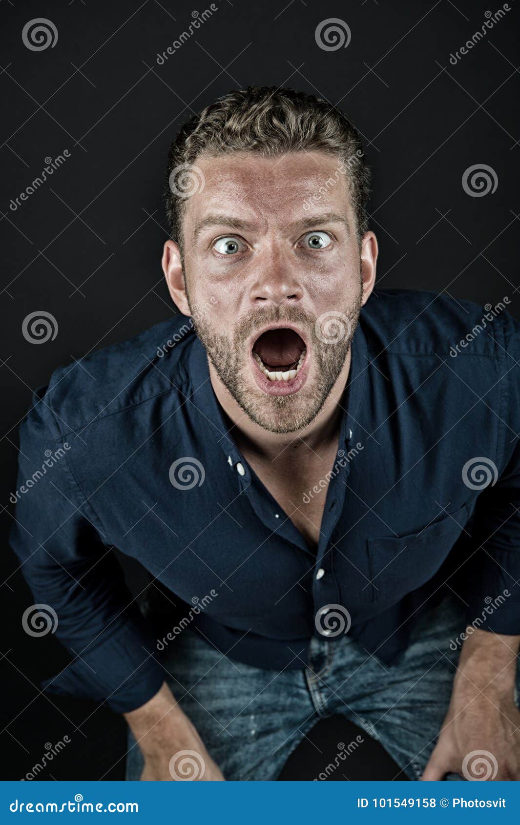 Macho. Face Of Plenary Leadership In Business. Man With Bristle On ...