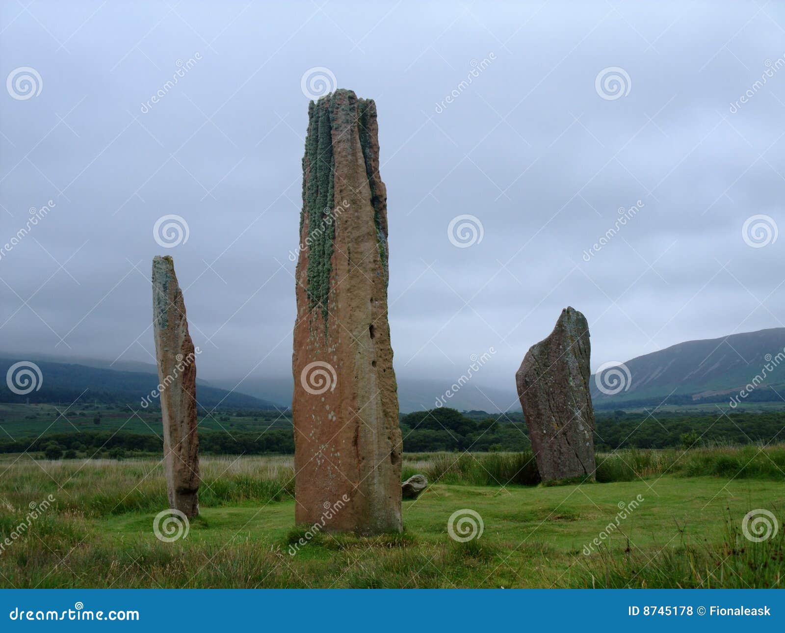 Machrie Moor Stone Circle stock photo. Image of moor, arran - 8745178