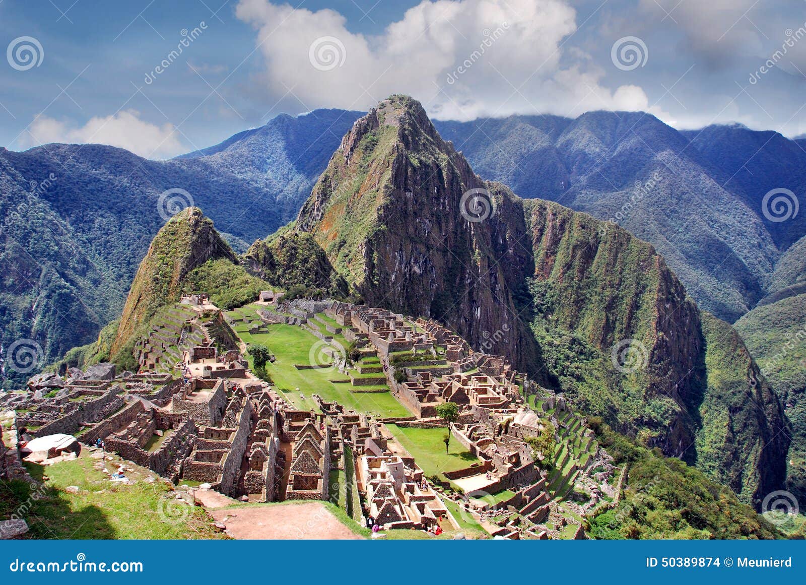 Machu Picchu stockfoto. Bild von person, ausgedehnt, anziehung - 50389874