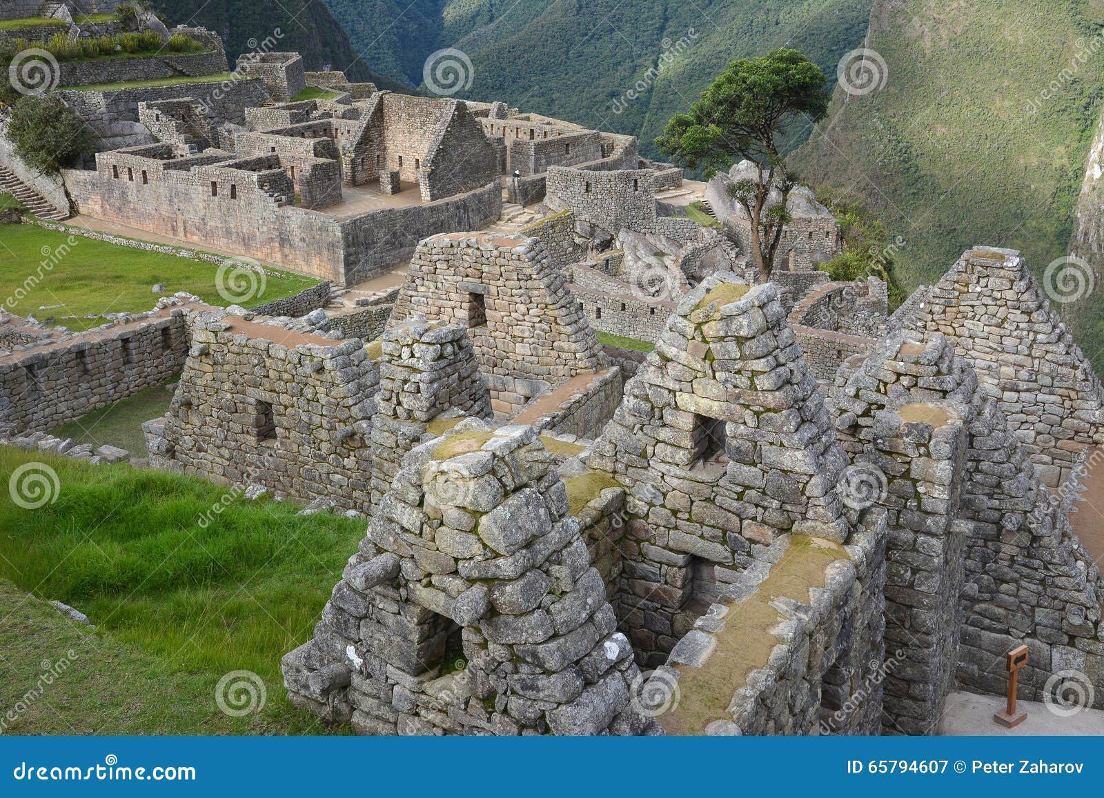 Machu Picchu - Alte Stadt Von Inkas Stockbild - Bild von stadtbild ...