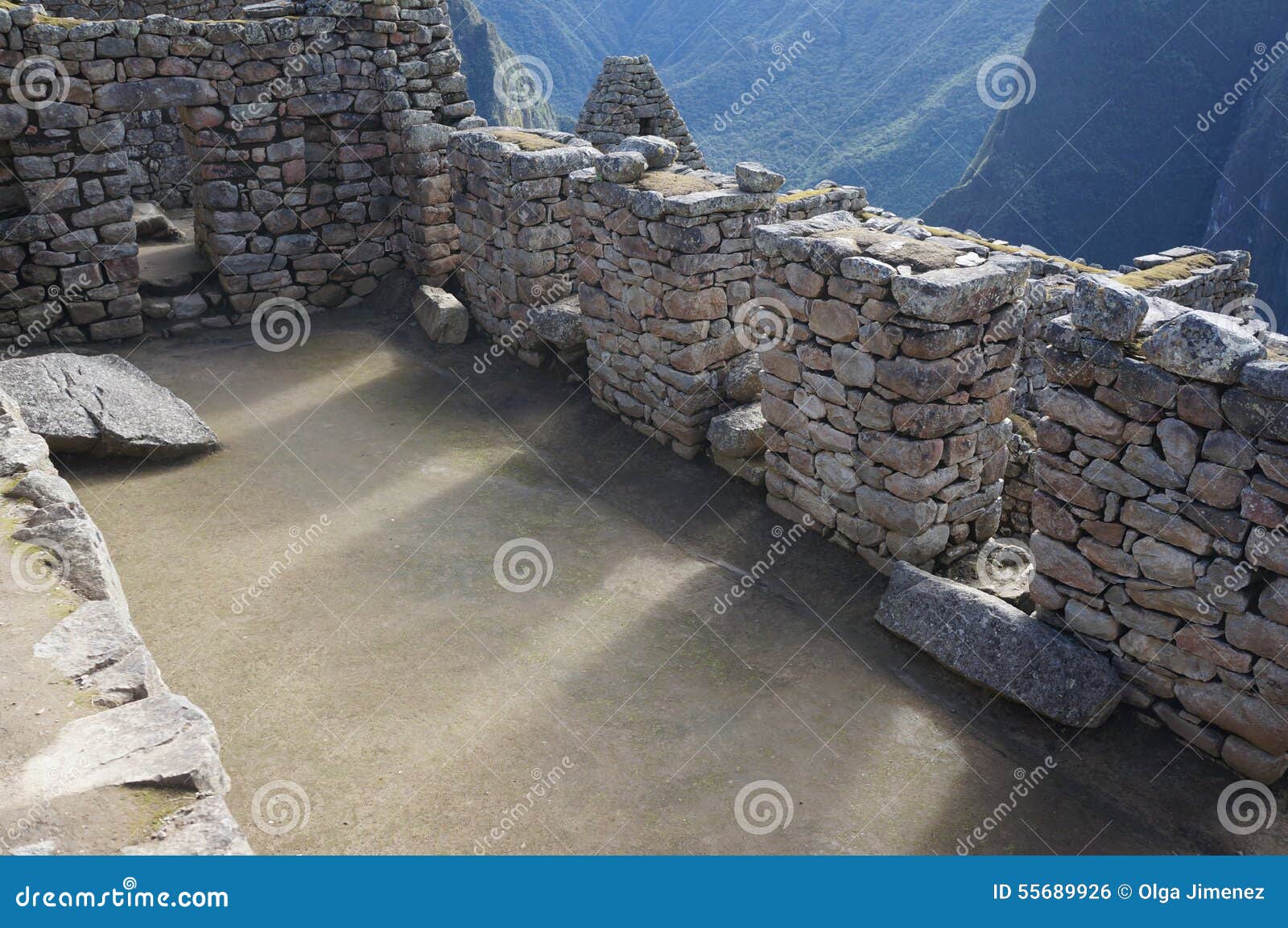 Machu Picchu building stock photo. Image of incas, visited - 55689926