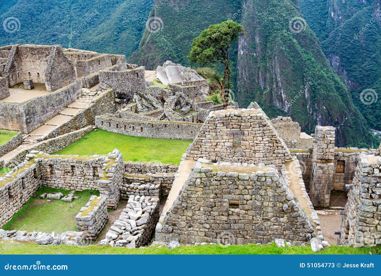 Machu Picchu Buildings stock image. Image of ancient - 51054773
