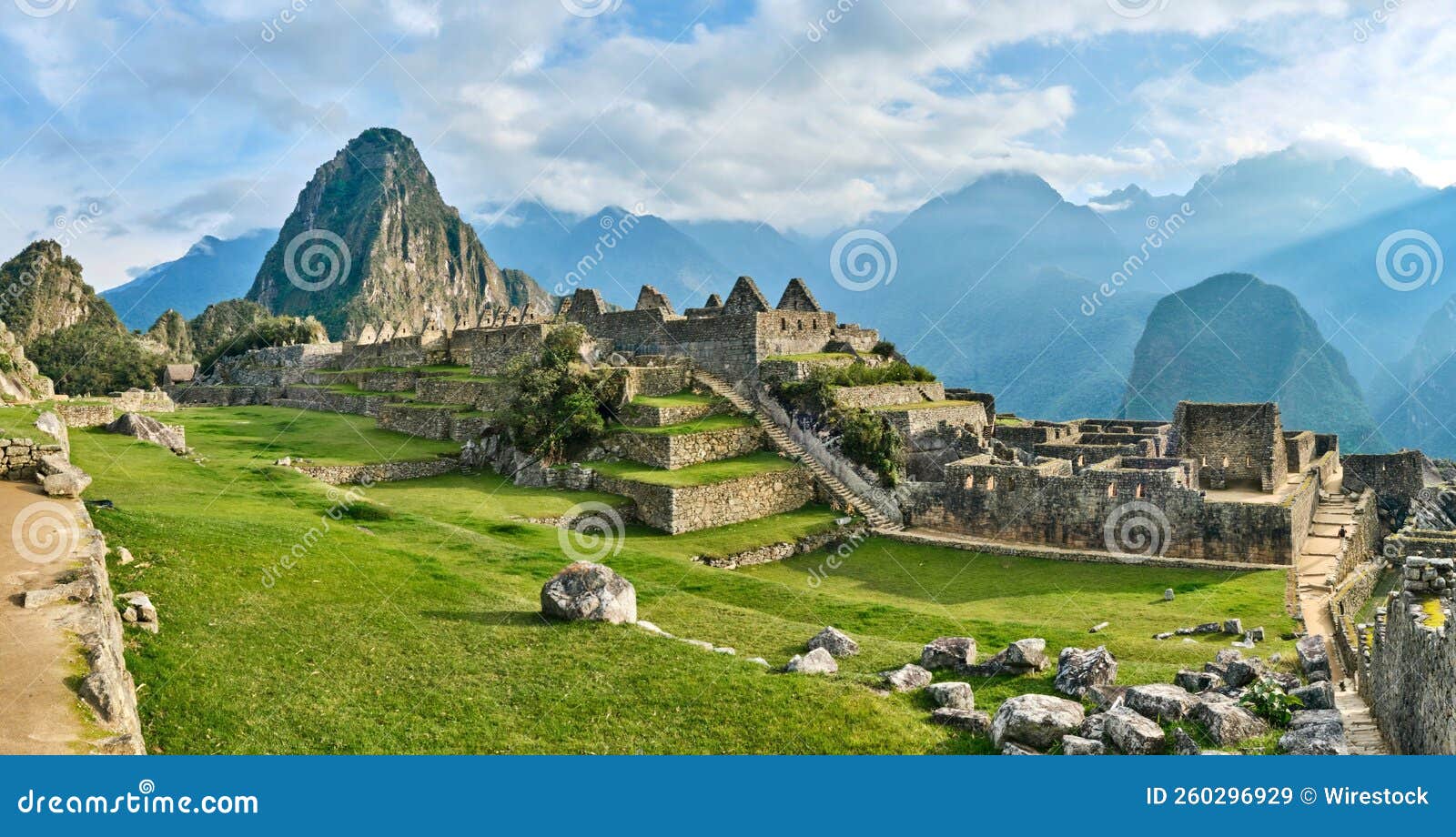 Machu Picchu Citadel in Peru Stock Image - Image of scenic, travel ...