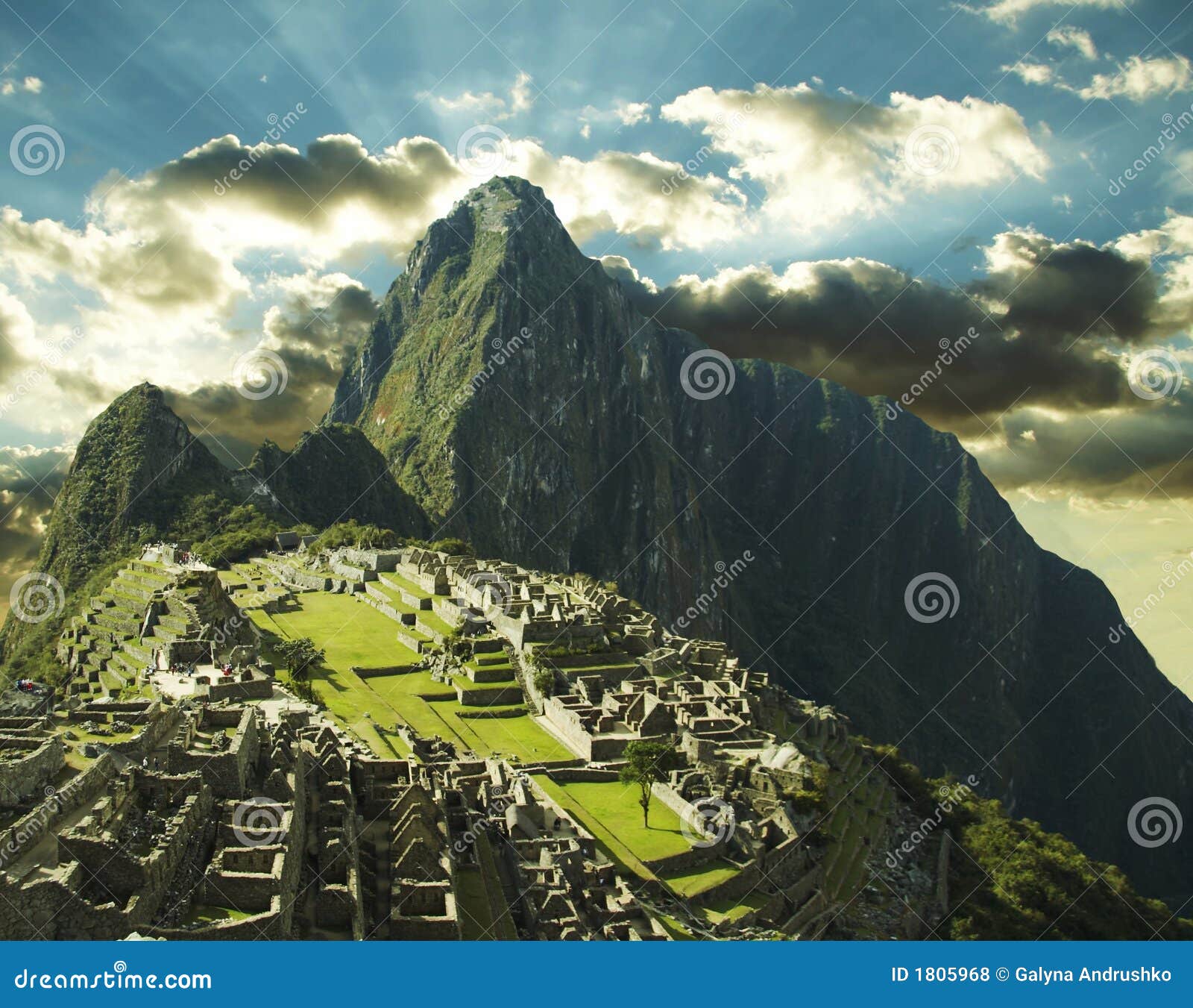 Machu-Picchu city stock photo. Image of columbian, city - 1805968